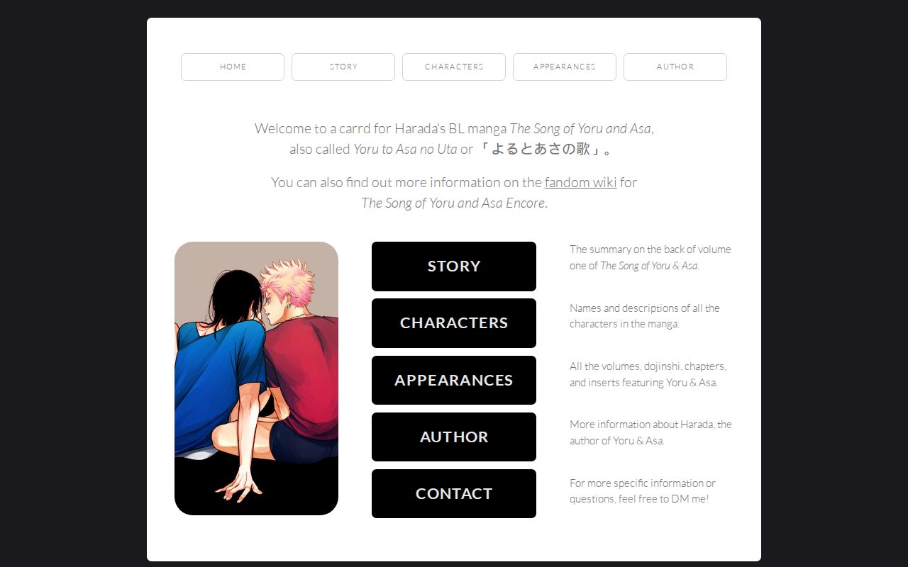 The Song of Yoru and Asa